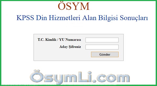 2018-KPSS DHBT Sınav Sonuçları Açıklandı, Sorgulama Ekranı | Osymli.com 2018-KPSS DHBT Sınav Sonuçları Açıklandı, Sorgulama Ekranı | Osymli.com